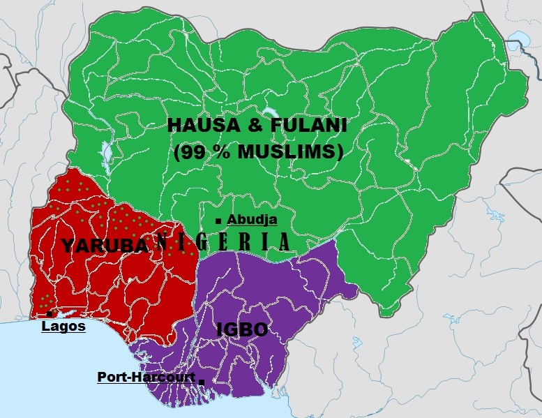 Hausa Language Map